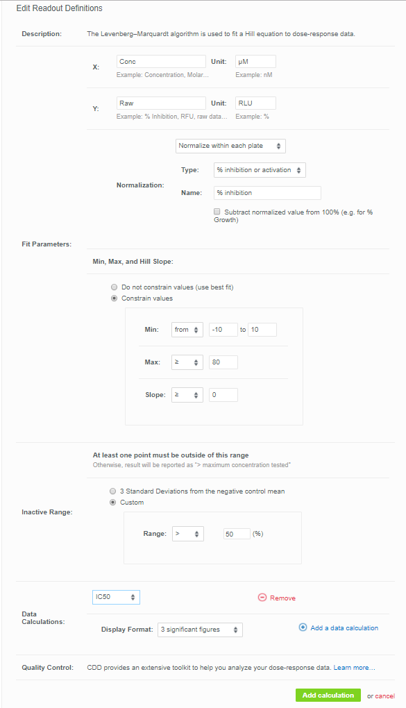 Setting up a Dose Response Protocol – CDD Support